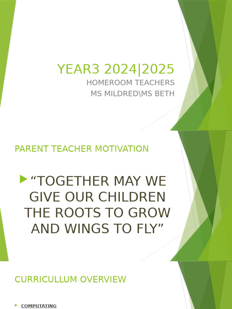 YEAR3 2024 Presentation | PDF