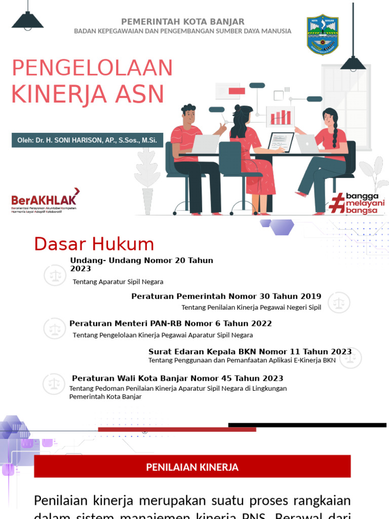Materi PPT E-Kinerja-Paparan | PDF