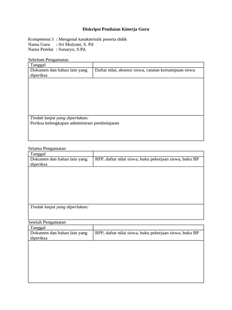 DISKRIPSI PKG 1 BANGSRI Tyo | PDF