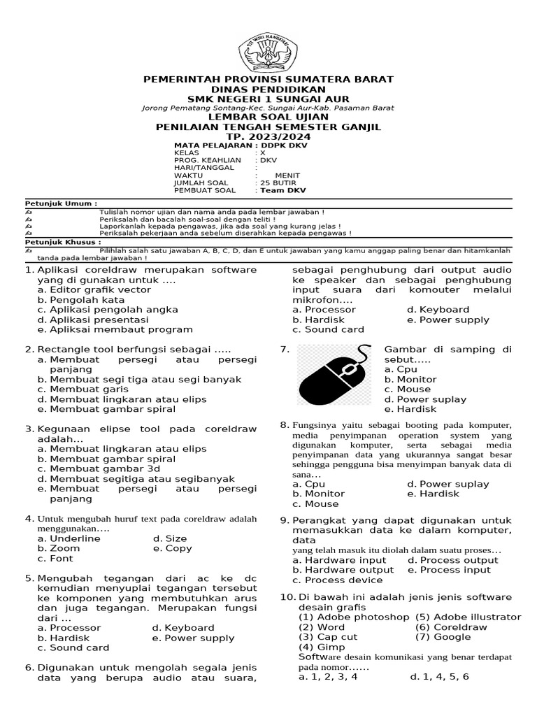 Dasar - Dasar Program Keahlian DKV Siap | PDF