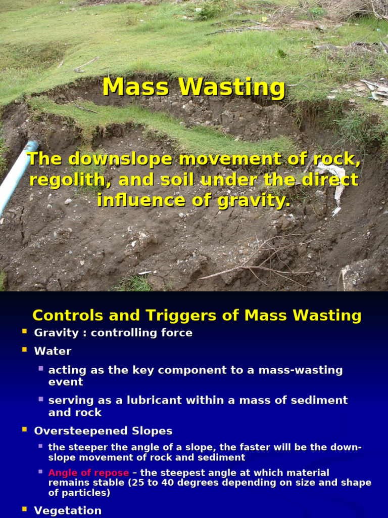Mass Wasting | PDF