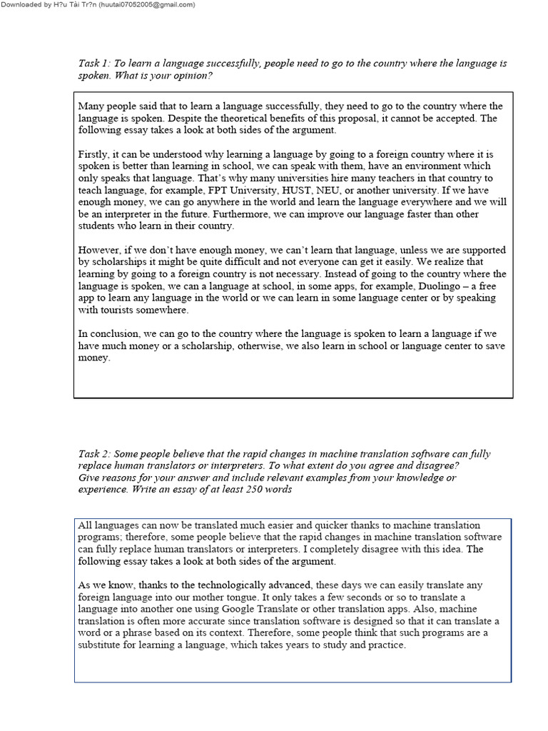 Writing Essay in trs501 | PDF