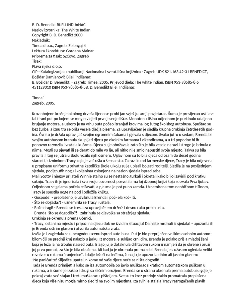 Bijeli Indijanac | PDF