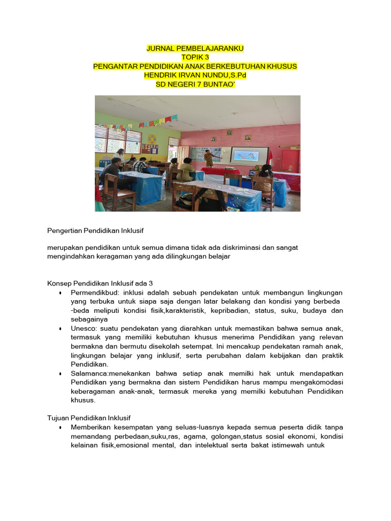 Jurnal 3 Hendrik Irvan Nundu | PDF