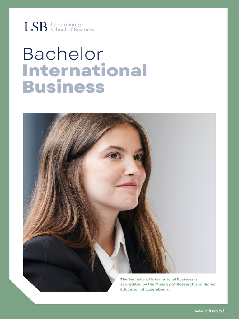 Brochure Bachelor International Business Accredited Program | PDF