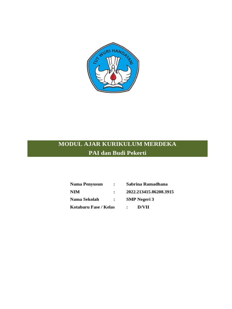 Modul Ajar Kurikulum Merdeka | PDF