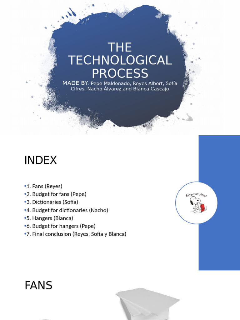 The Technological Process | PDF