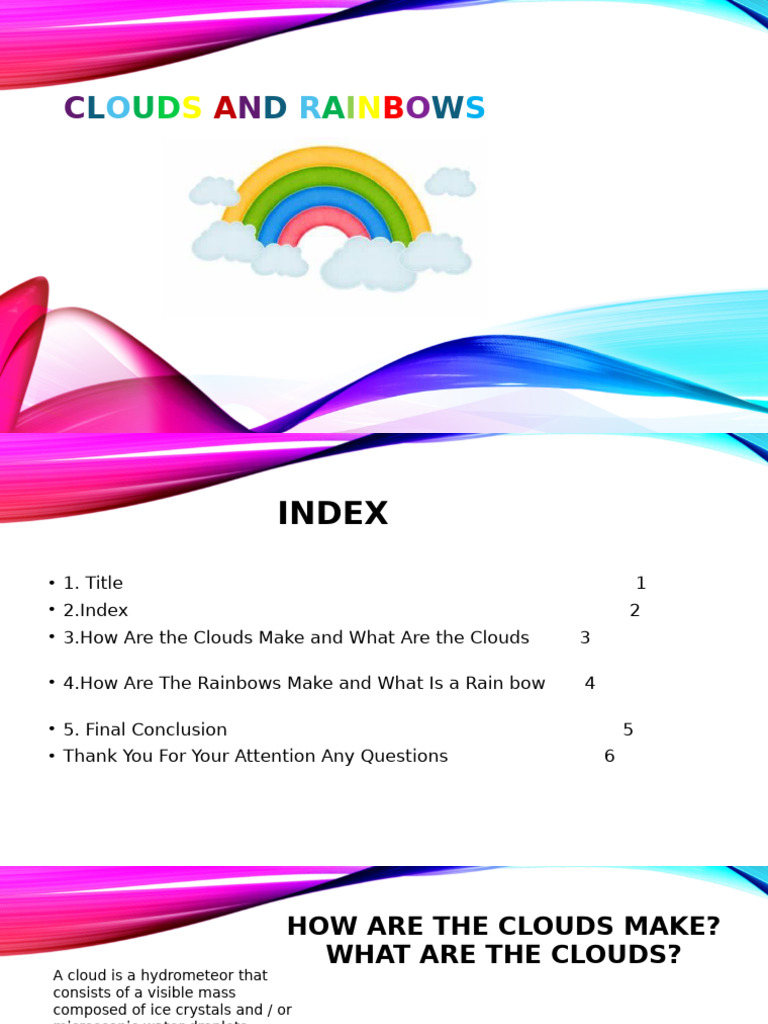 Clouds and Rainbows | PDF