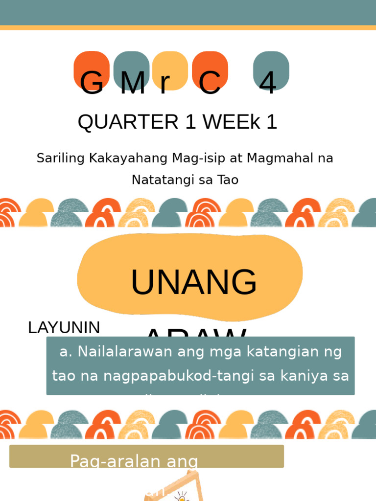 GMRC Q1 W1 | PDF