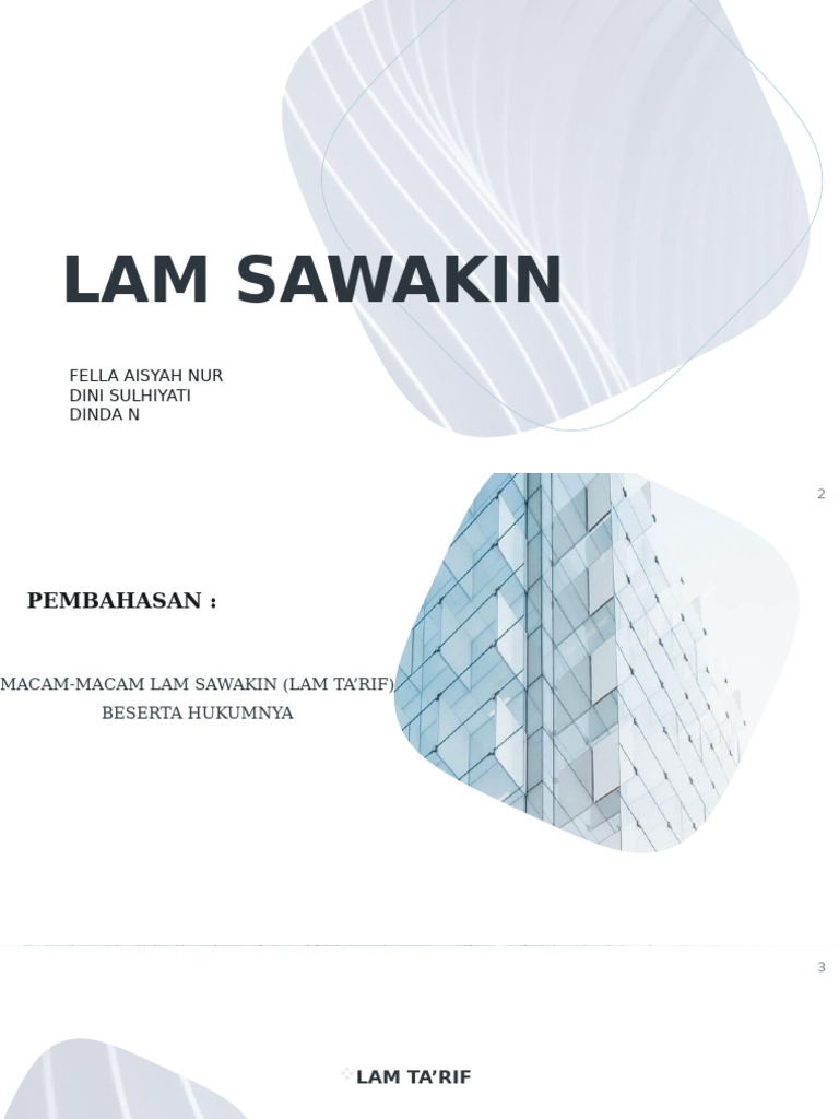 Tajwid Lam Sawakin (Sukun) .. | PDF