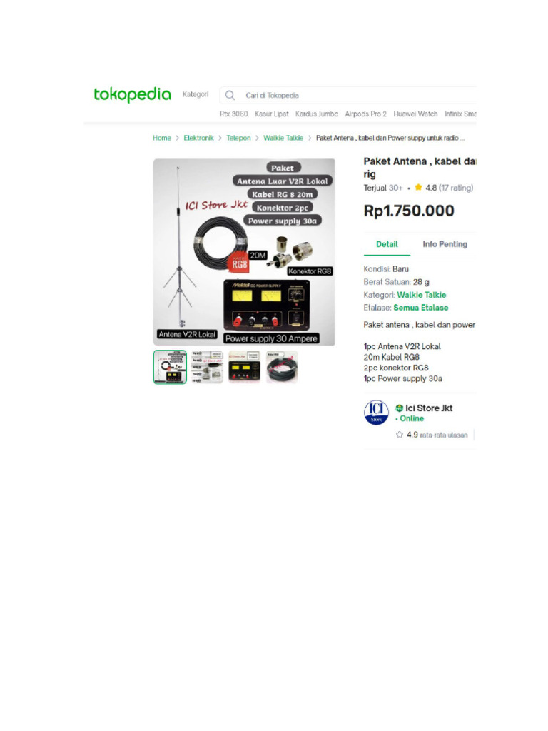 Contoh Radio Rig + Antene | PDF