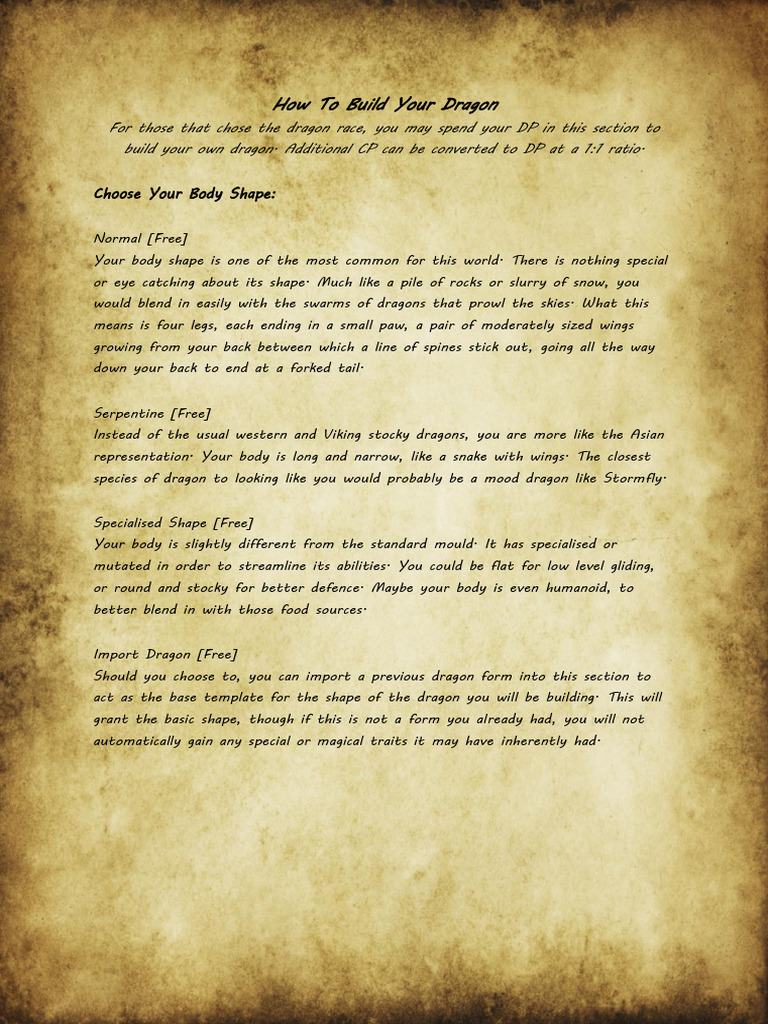 How To Build Your Dragon | PDF