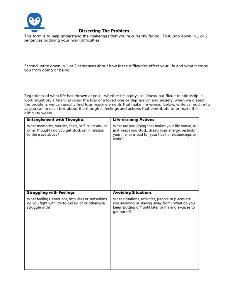 Dissecting The Problem | PDF