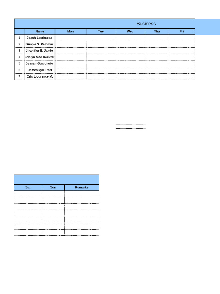 Class Schedule-WPS Office | PDF
