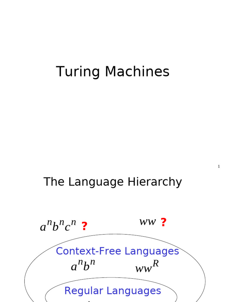Lecture 10 - Turing Machines | PDF