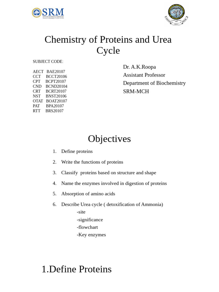 Chemistry of Proteins | PDF
