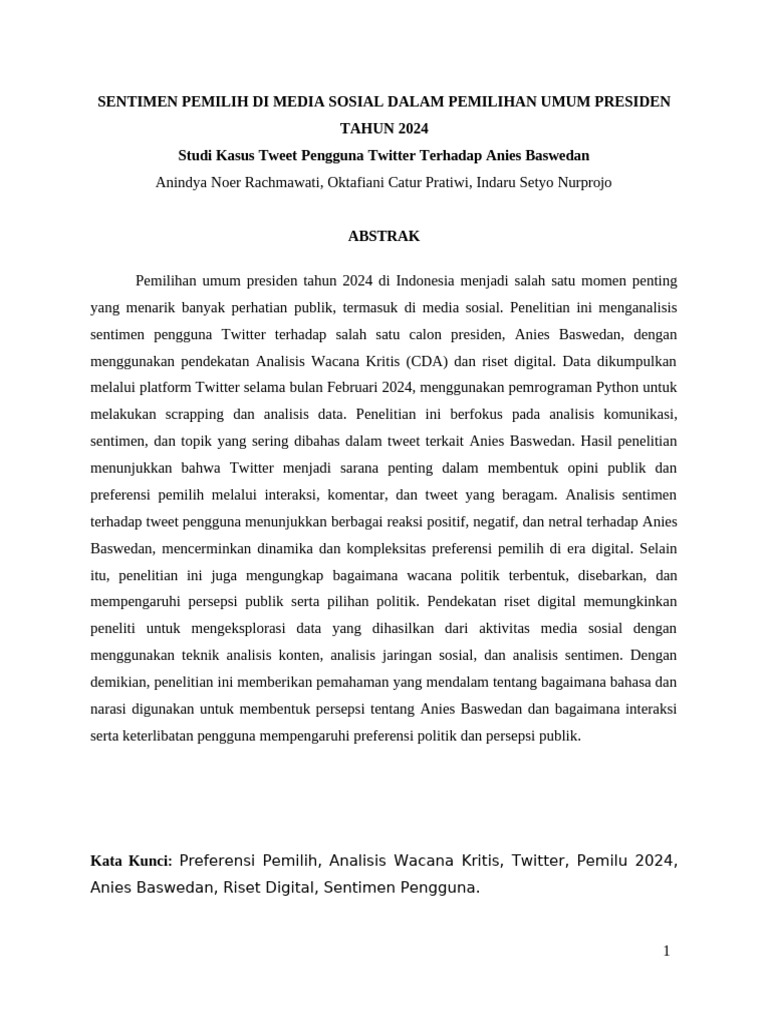 Artikel Anin 2024 | PDF