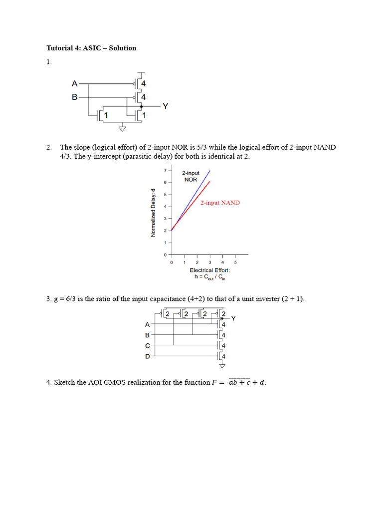 Tutorial 4 - ASIC (Solution) | PDF