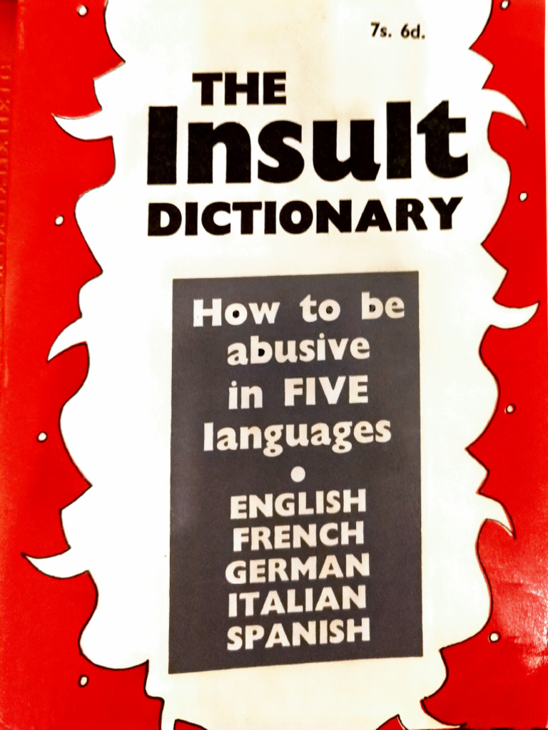 How to insult 101 | PDF