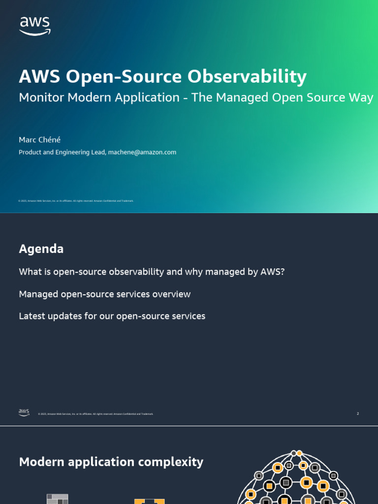 AWS Open-Source Observability: Monitor Modern Application - The Managed Open Source Way | PDF