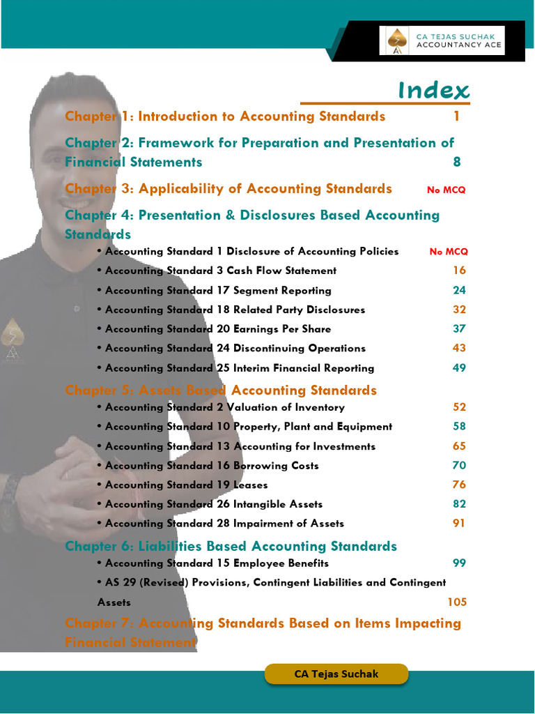 Index: Chapter 1: Introduction To Accounting Standards 1 | PDF