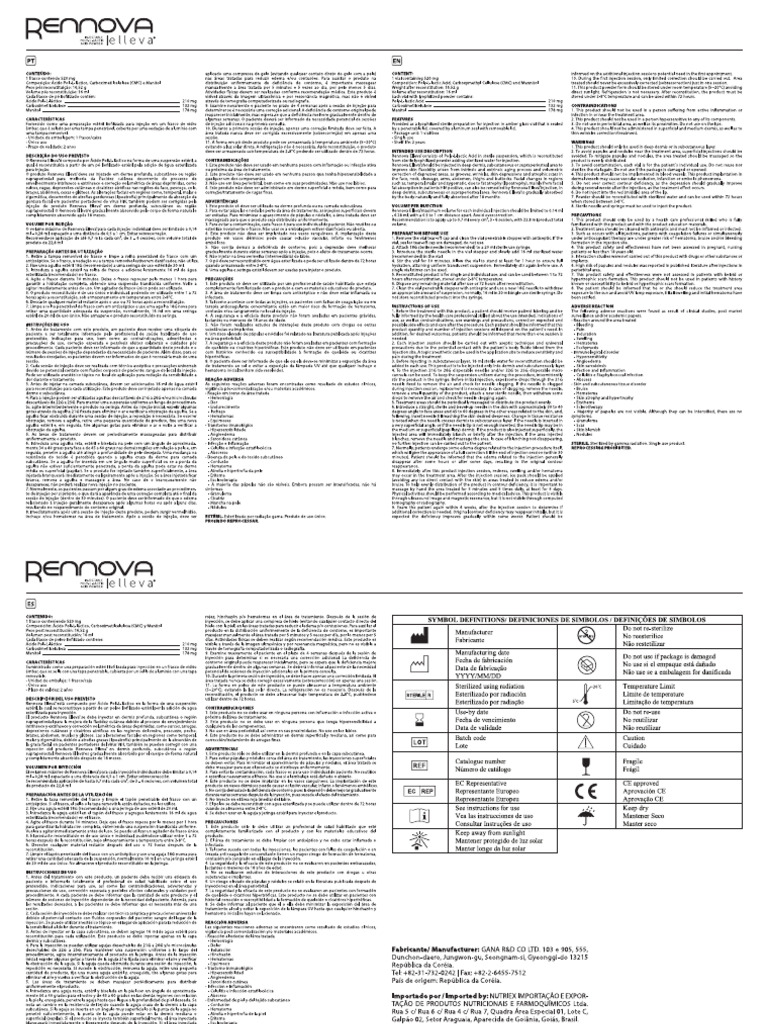 Nacional - Bula Rennova Elleva 210mg A4 CV | PDF