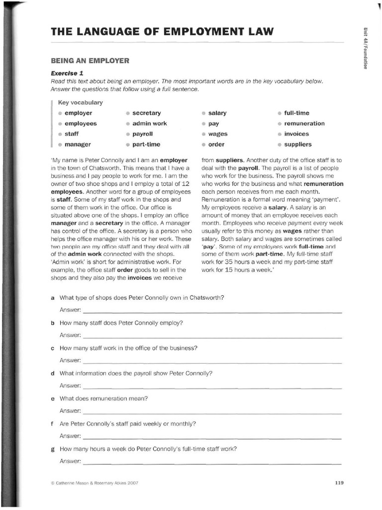 The Lawyer's English Language Coursebook - CH 4 - Language of ...