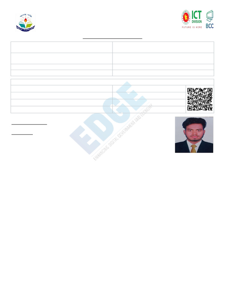 BU-CSE EDGE Training Application Form | PDF