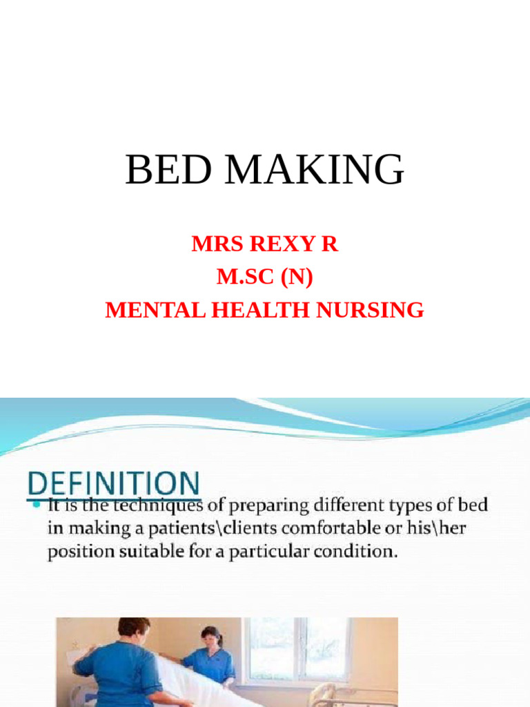 Bedmaking | PDF