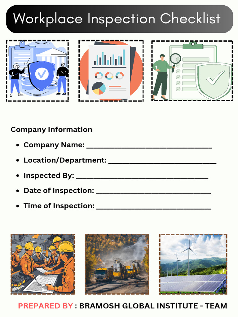 HSE - Workplace Inspection Checklist ? | PDF