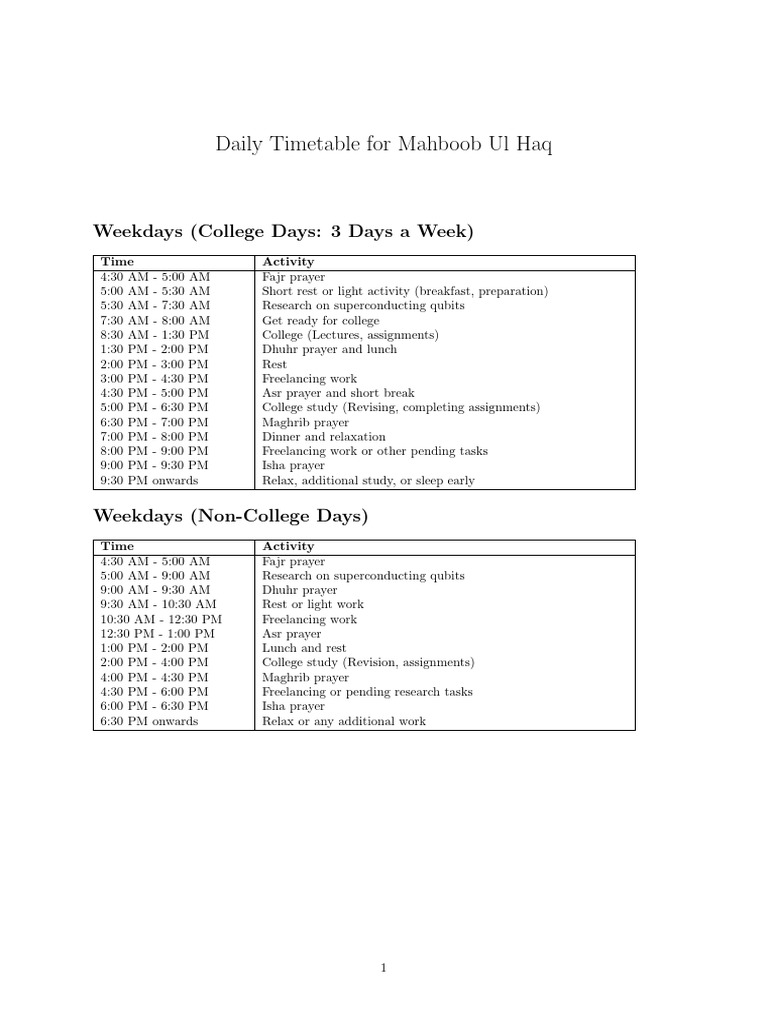 daily_time_table | PDF