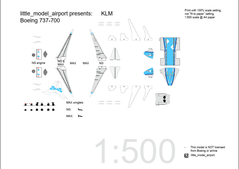 500scale_b737-700_klm | PDF