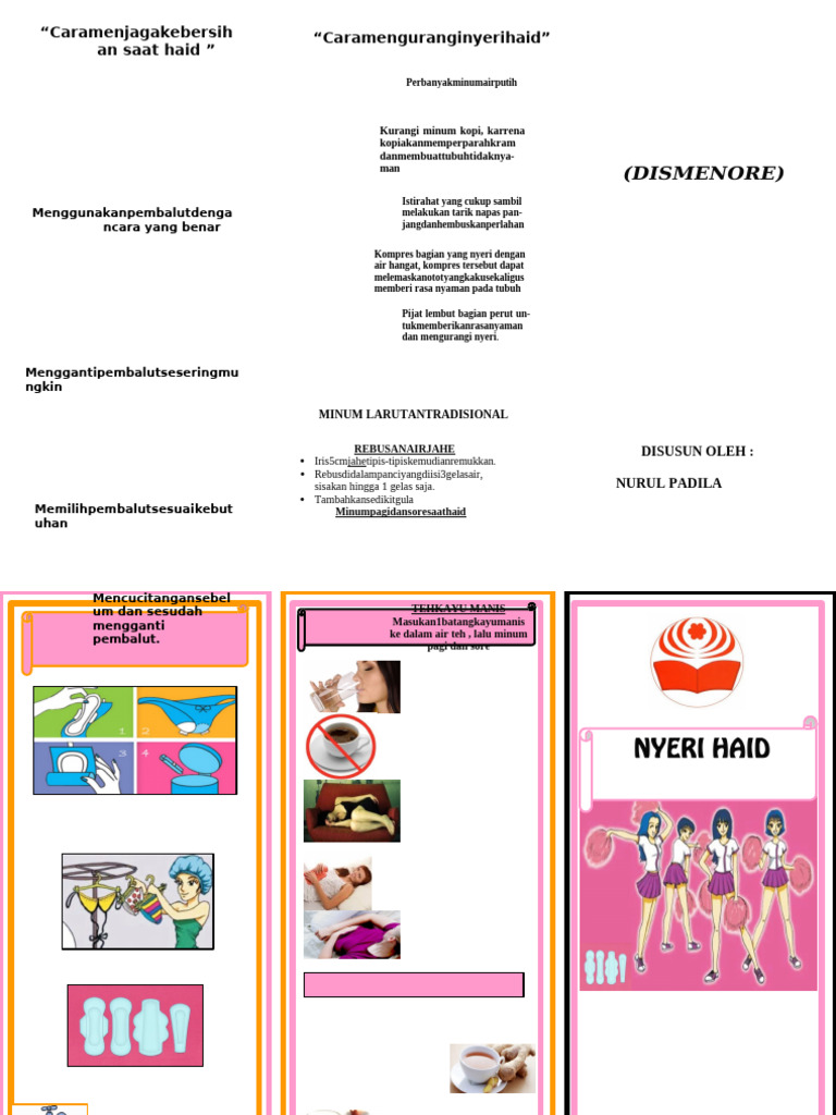 Leaflet Menstruasi | PDF