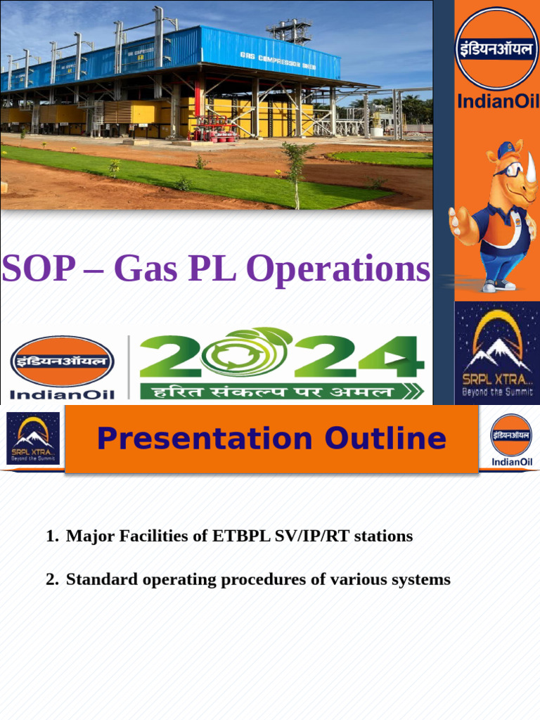 SOP - Gas PL Operations | PDF