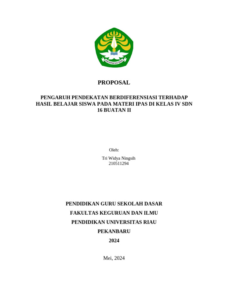 Proposal L LLLLL | PDF