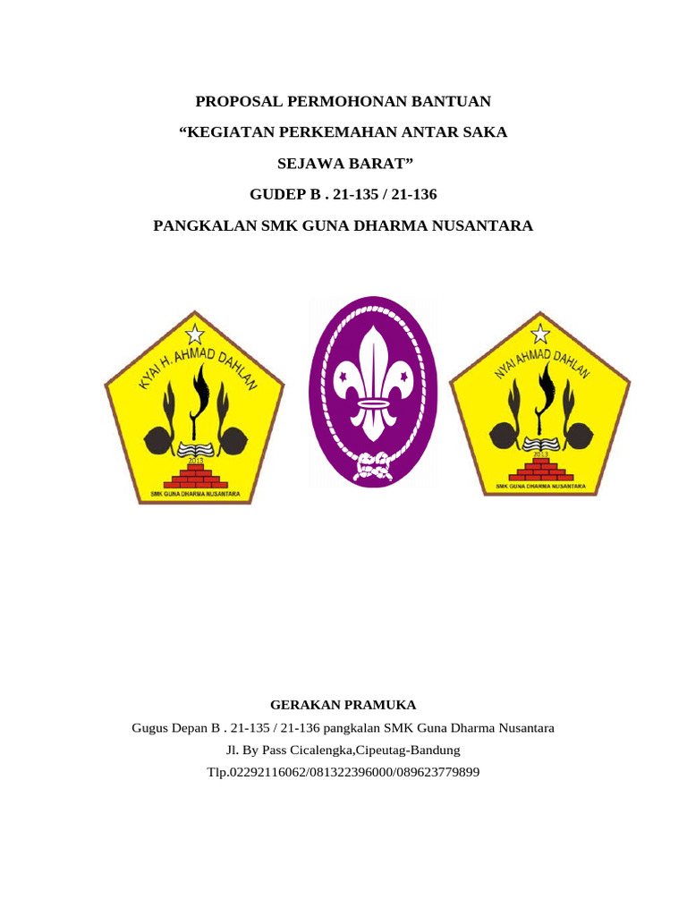 Proposal Peran Saka 2 | PDF | Scouting | Scouting And Guiding