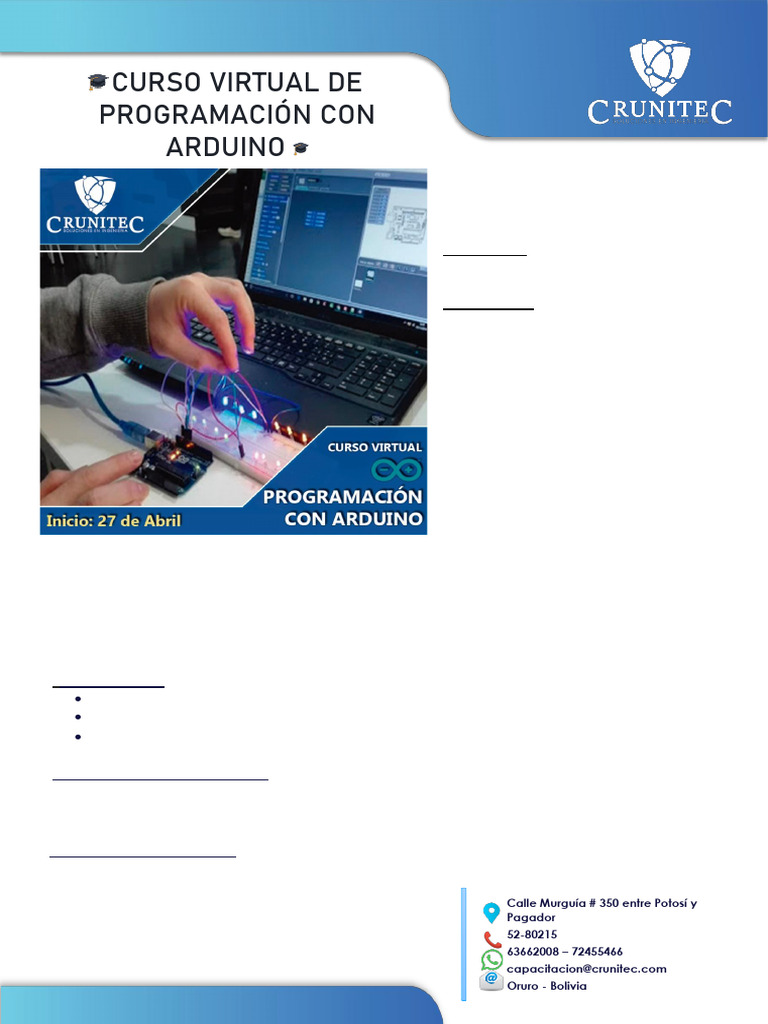Curso Virtual de Programación en Arduino | PDF