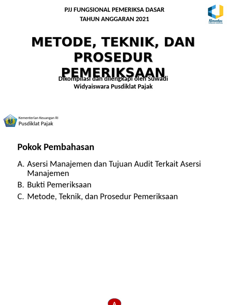 Metode, Teknik, Dan Prosedur Pemeriksaan 110621 | PDF