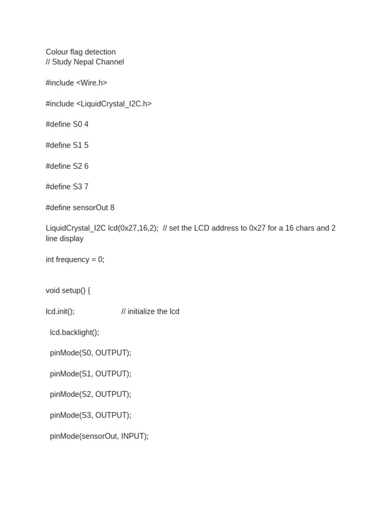 Colour flag detection | PDF