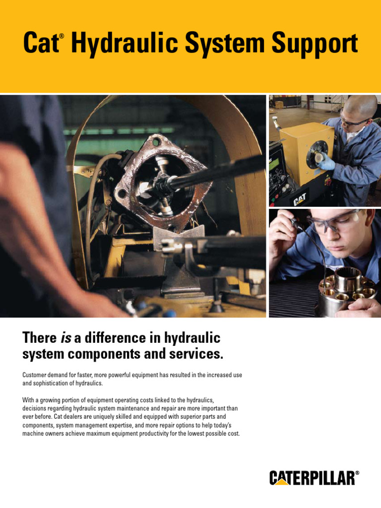 CAT Hydraulic System Support | PDF