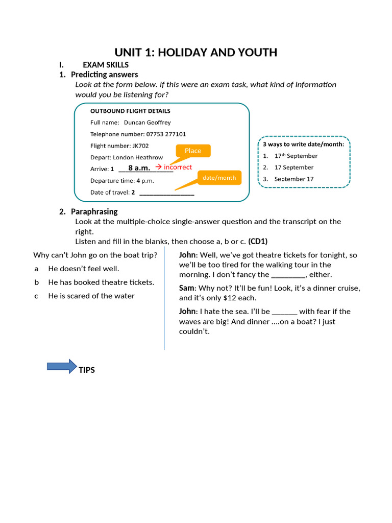 SS1 Handout | PDF