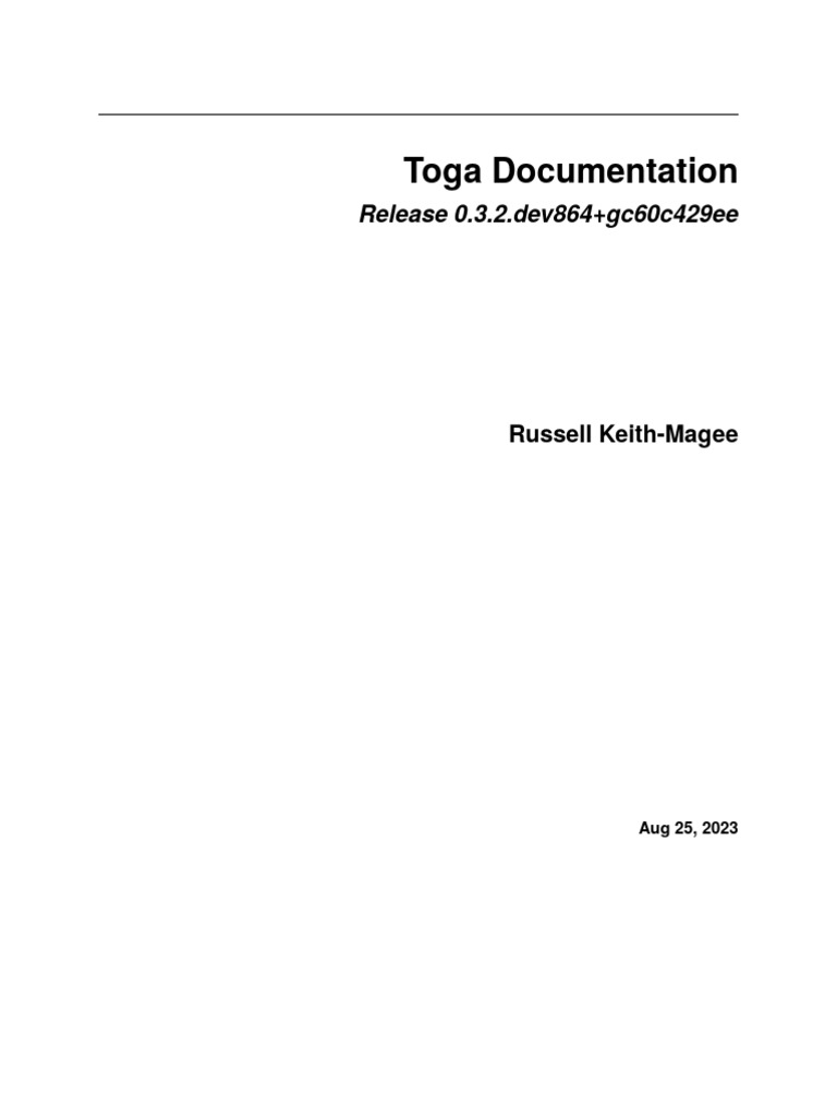 toga | PDF