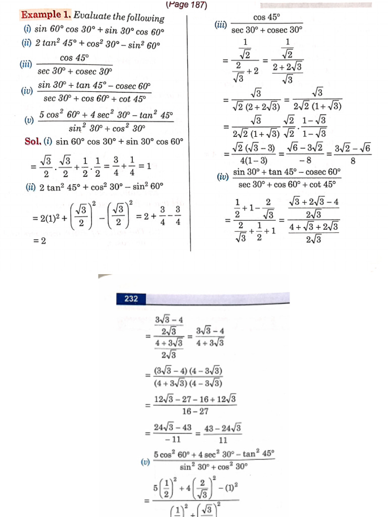 Trigo 9 Angle Problems | PDF