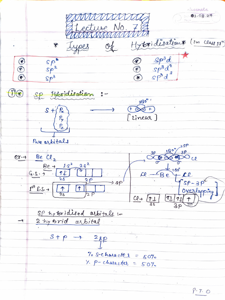 Inorg. Lec-7 (Chemical Bonding and Molecular Structure) | PDF