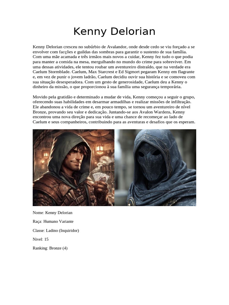 Kenny Delorian | PDF