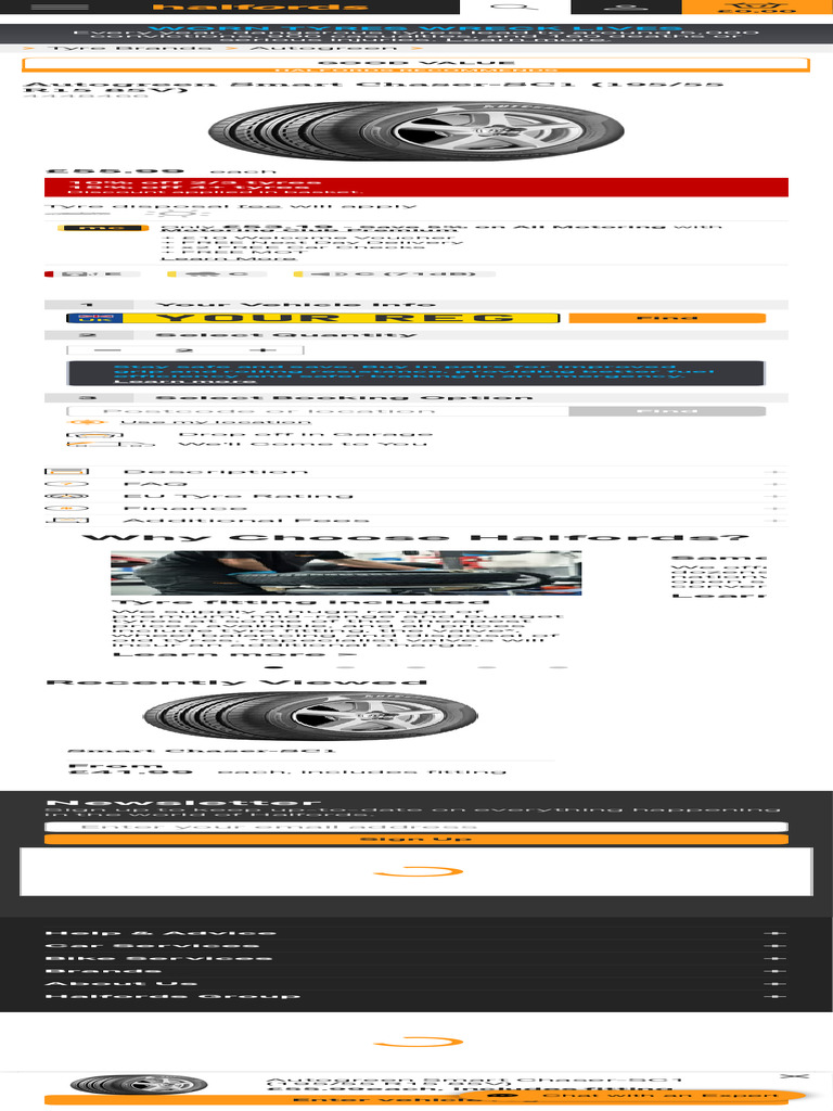 Buy Autogreen Autogreen Smart Chaser-SC1 (19555 R15 85V) Tyres at Halfords UK | PDF | Tire ...