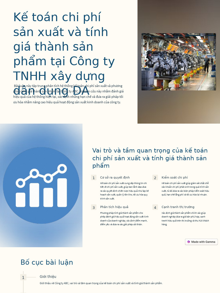 Ke Toan Chi Phi San Xuat Va Tinh Gia Thanh San Pham Tai Cong Ty ABC (Autosaved) | PDF