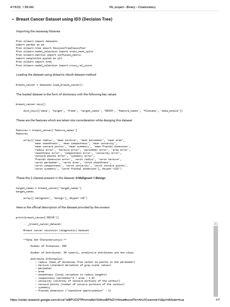 Ml Project Binary Colaboratory Pdf