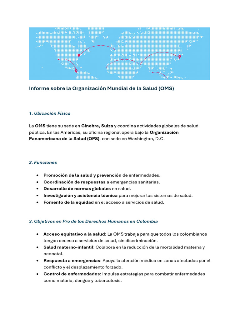 informe oms | PDF