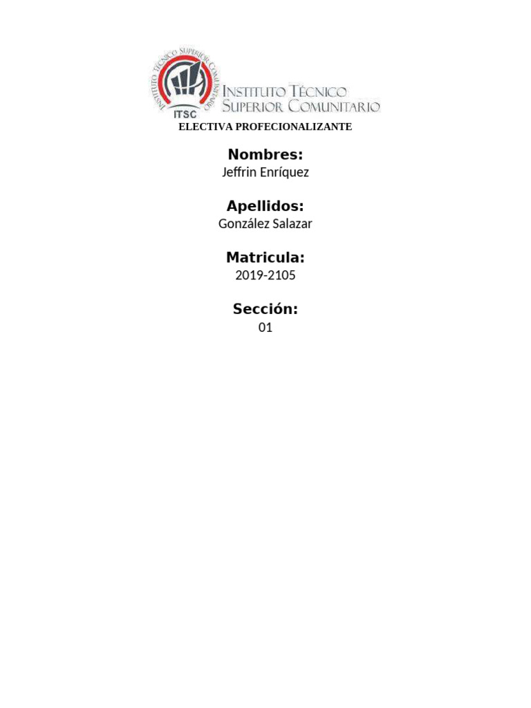 Electiva# - Tarea 3 | PDF